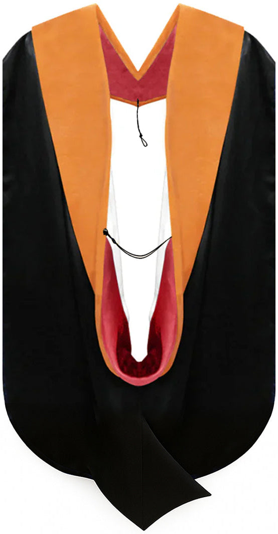 Doctor of Nursing Hood - Red & White – Academic Hoods